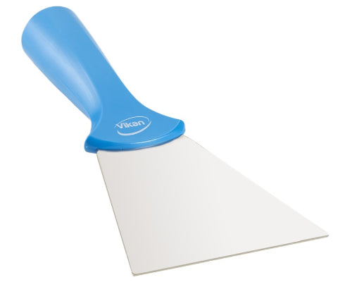 Vikan Stainless Steel Scraper with Threaded Handle 100mm, BLUE ...