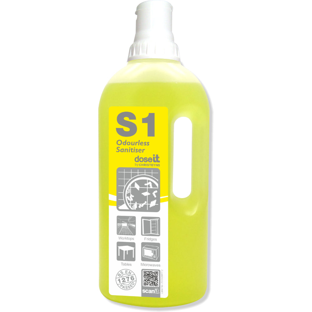 Christeyns DoseIt S1 Hard Surface Cleaner/Sanitiser 1L – Cleaning ...